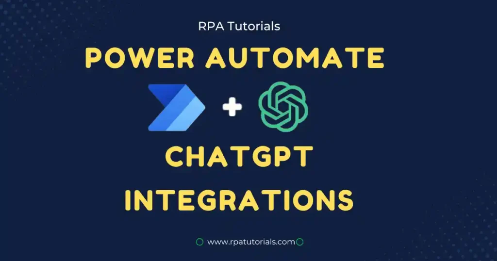 Power Automate And Chat Gpt Integration Complete Workflow Rpa Tutorials 1079