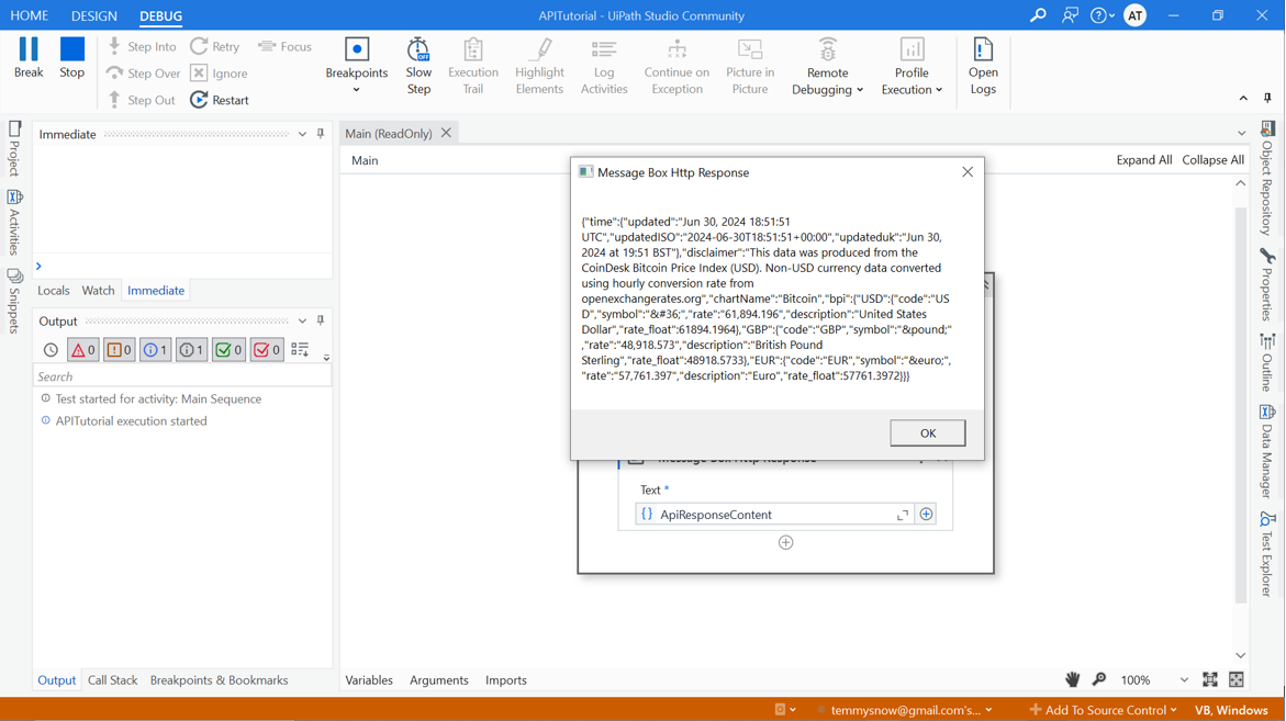 Set Up HTTP GET and POST API Connections in UiPath